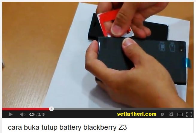 Cara buka casing belakang BB Z3 [Resiko ditanggung Penumpang ...