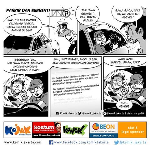 86NetMedia meminta maaf terkait perdebatan Parkir dan Berhenti ...