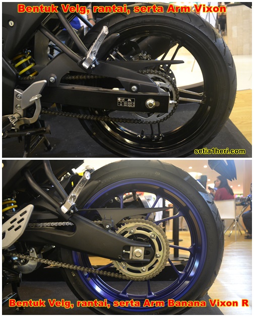Perbedaan nyata Yamaha All New Vixion dan All New Vixion R tahun 2017 ...