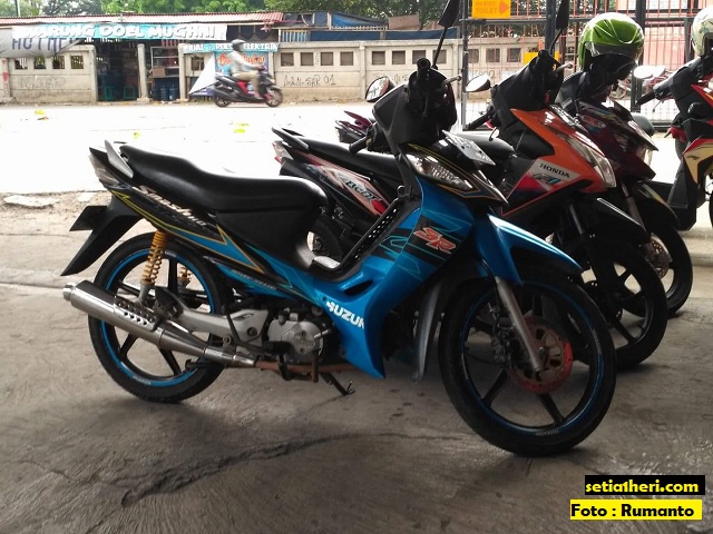 Penampakan modif Suzuki Smash aliran murtad...hehehe - setia1heri.com