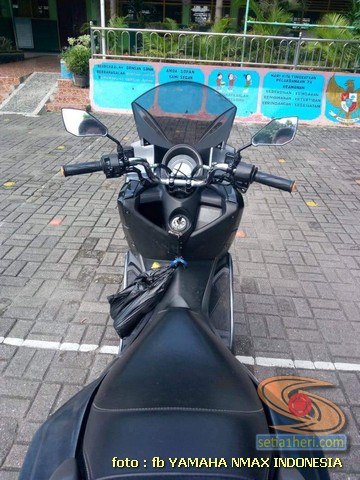 Modifikasi stang Yamaha Nmax dengan stang Honda Tiger Lawas ...