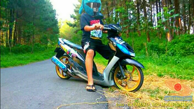 Kumpulan Gambar Modifikasi Yamaha Mio Ceper alias penyapu jalan gans ...