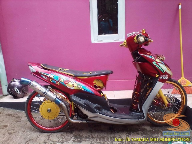 Kumpulan Gambar Modifikasi Yamaha Mio Ceper alias penyapu jalan gans ...