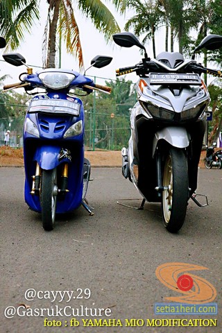 Kumpulan Gambar Modifikasi Yamaha Mio Ceper alias penyapu jalan gans ...