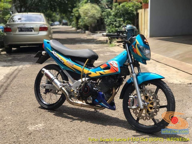Cerita alasan mengapa biker tetap setia dengan Suzuki Satria Fu ...