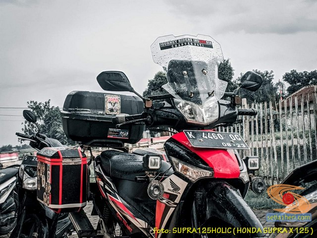 Kumpulan foto Honda Supra X 125 pakai triple box gans... - setia1heri.com