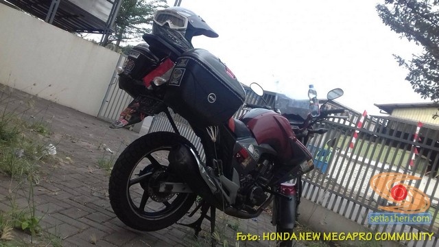 MegaSon, Modifikasi Honda New Megapro pakai tangki BBM punya Yamaha ...