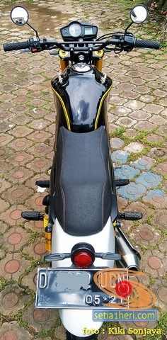 Modifikasi Honda Verza tahun 2016 menjadi caferacer - setia1heri.com