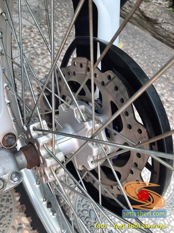 Modif trail Suzuki TS mesin pakai Ninja S Kips - setia1heri.com