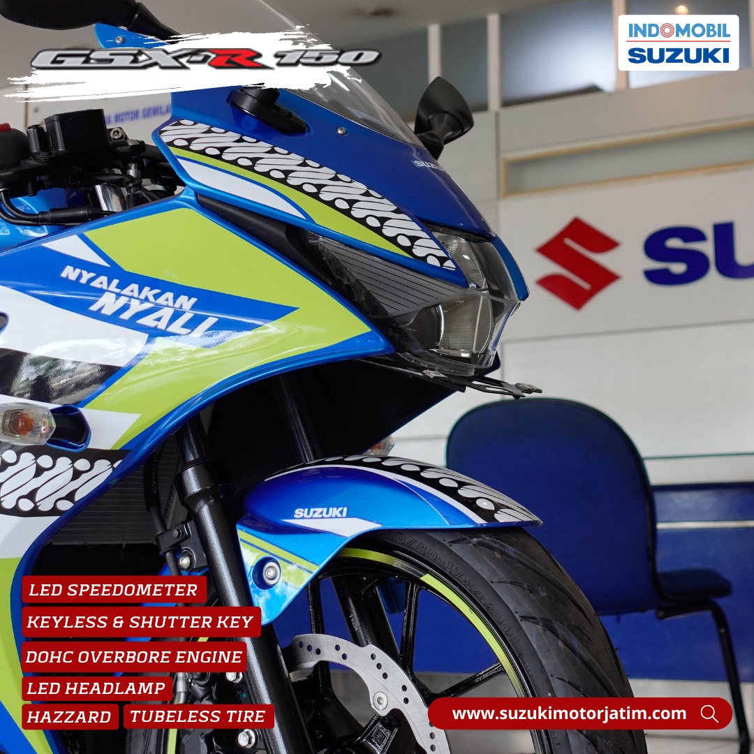 Modifikasi Suzuki GSX R150 livery Moto GP Mandalika gans ...