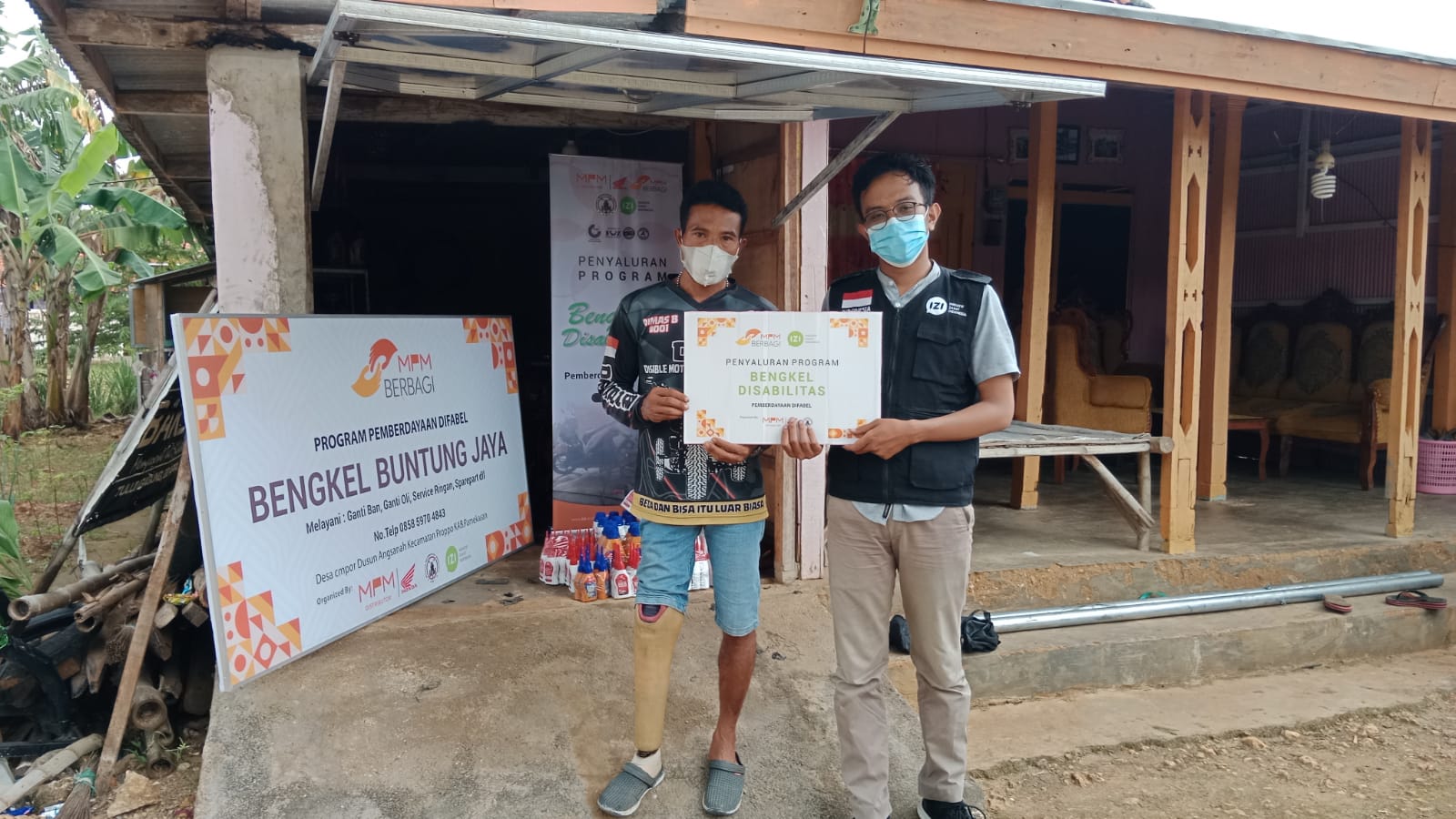 Sinergi Bagi Negeri : MPM Honda Jawa Timur Bina Difabel Pemilik Bengkel ...