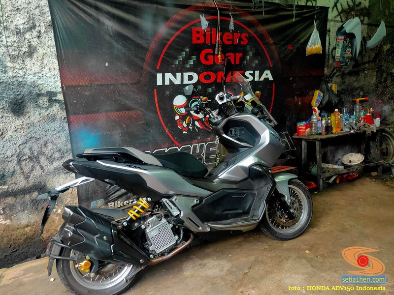 Modif Honda ADV 150 pakai monoshock gans... - setia1heri.com