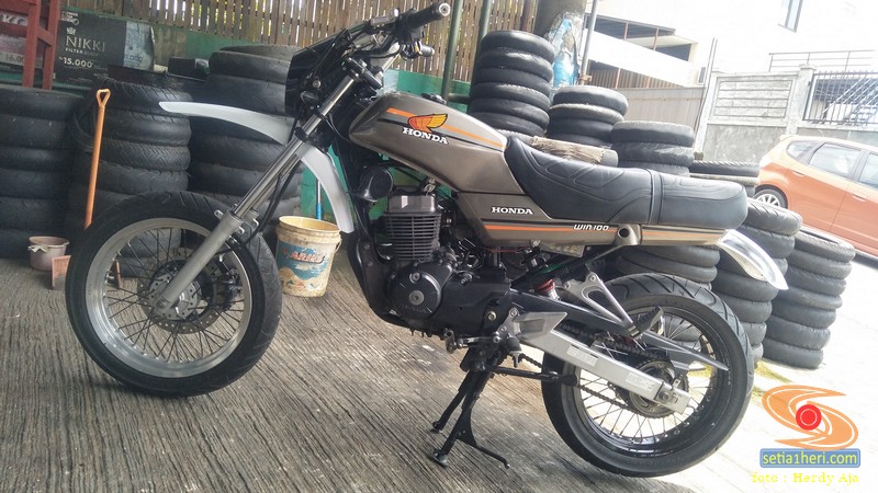 Megawin, Modif Honda New Megapro pakai baju Honda Win 100 - setia1heri.com