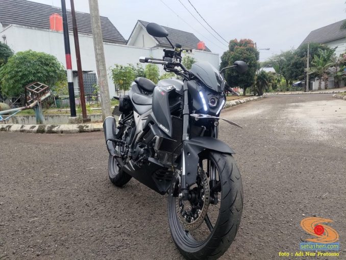 Modif headlamp Suzuki GSX-S 150 pakai Headlamp Yamaha MT09 custom ...