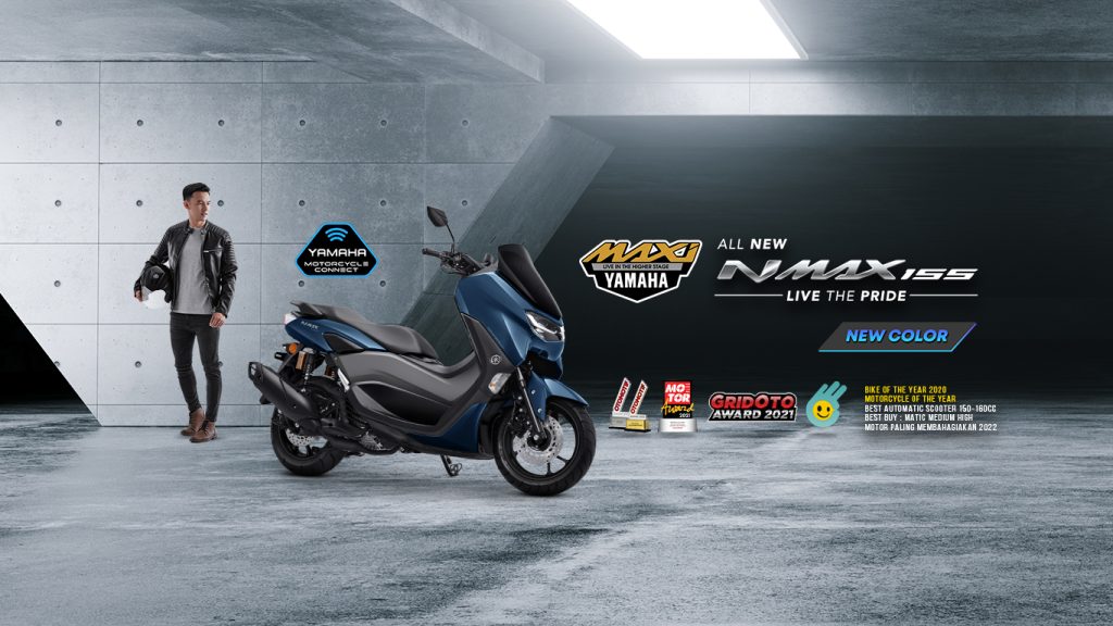 Warna Baru All New Yamaha Nmax 155 tahun 2023, semakin menarik brosis... - setia1heri.com