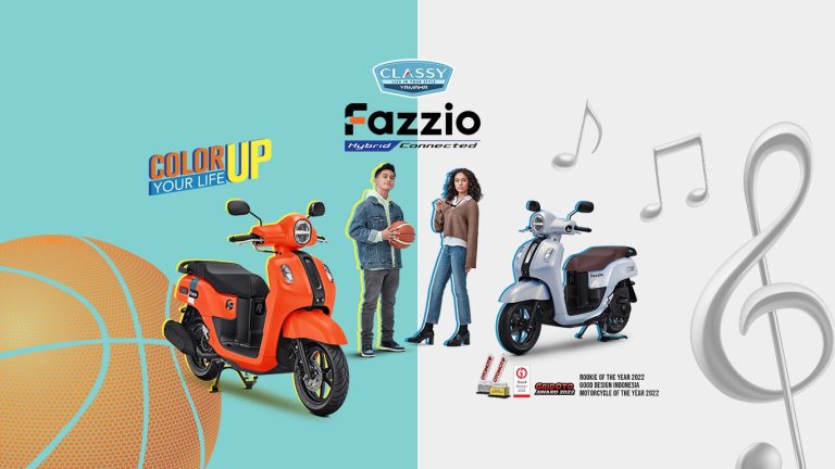 Spesifikasi dan pilihan warna Yamaha Fazzio Hybrid-Connected tahun 2023 ...