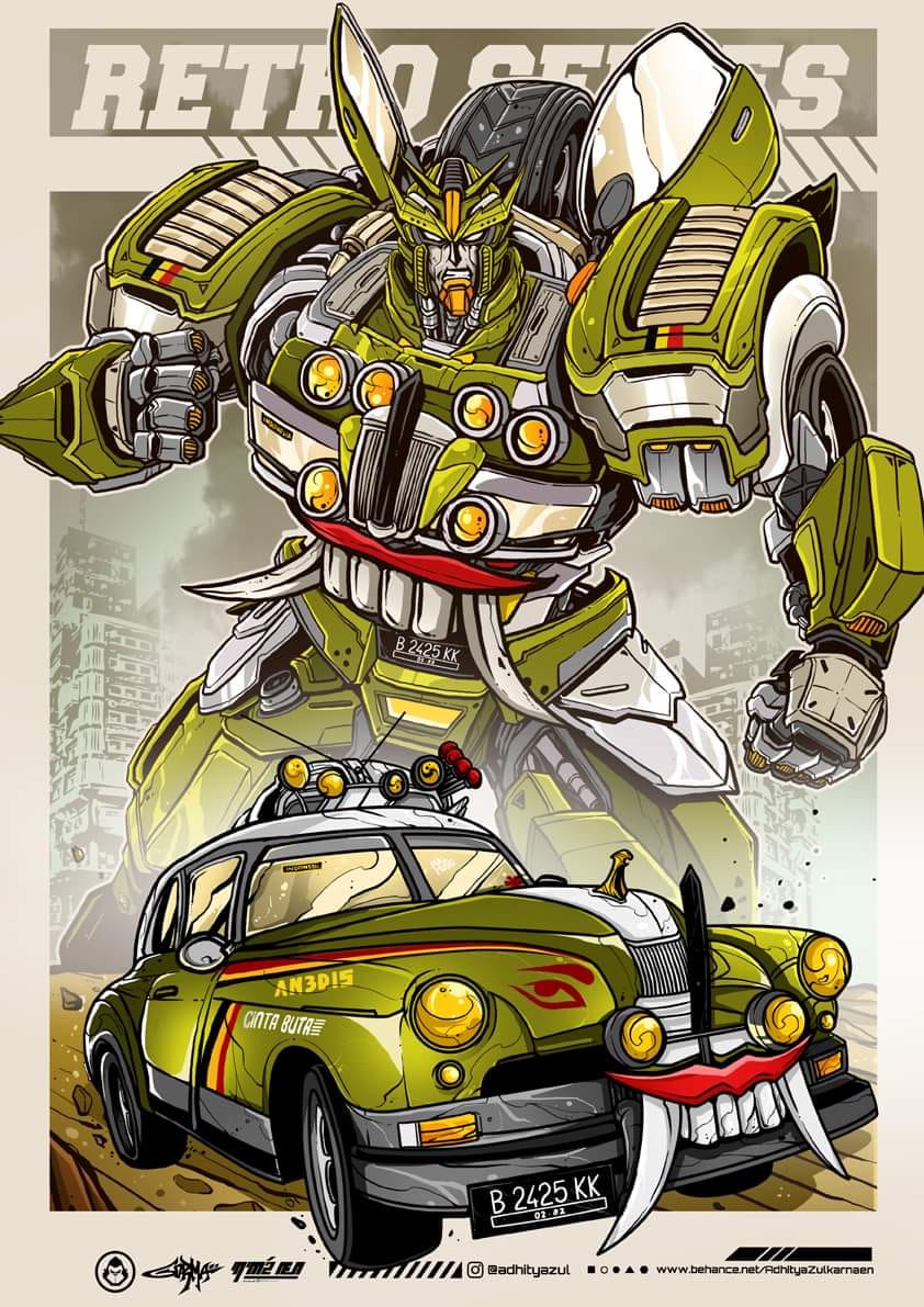 Menengok mobil nyentrik Dono alias Raden Slamet dalam film Warkop DKI ...