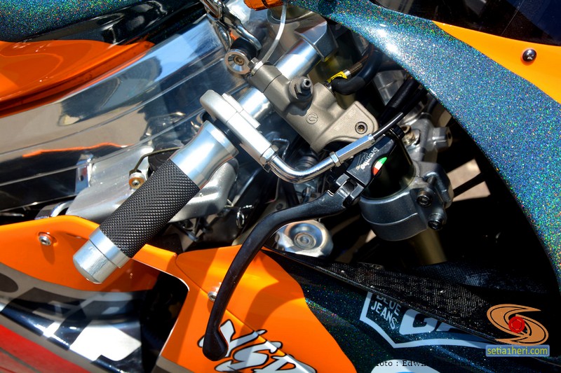 Penampakan restomod Honda NSR250 MC21 tahun 1992 livery Mick Doohan ...