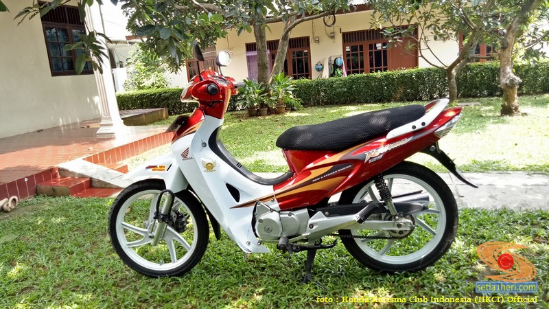 Penampakan honda kharisma livery merah dan putih brosis - setia1heri.com