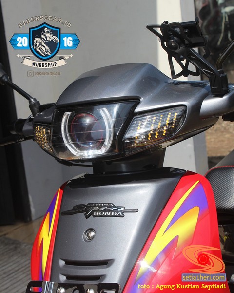 RestoMod Honda Supra X tahun 2000 bikin kinyis-kinyis lagi gans ...