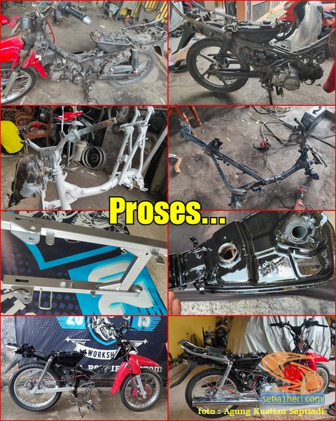 RestoMod Honda Supra X tahun 2000 bikin kinyis-kinyis lagi gans ...