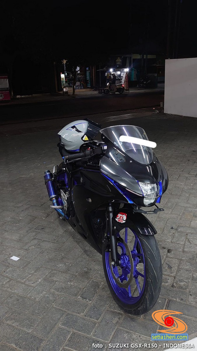 Pasang lampu daymaker atau biled di Suzuki GSX R150 mesti fullwave ...