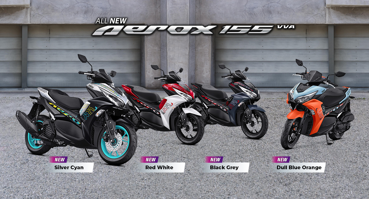 Warna baru Yamaha All New Aerox 155 tahun 2023, Semakin Energik dan ...