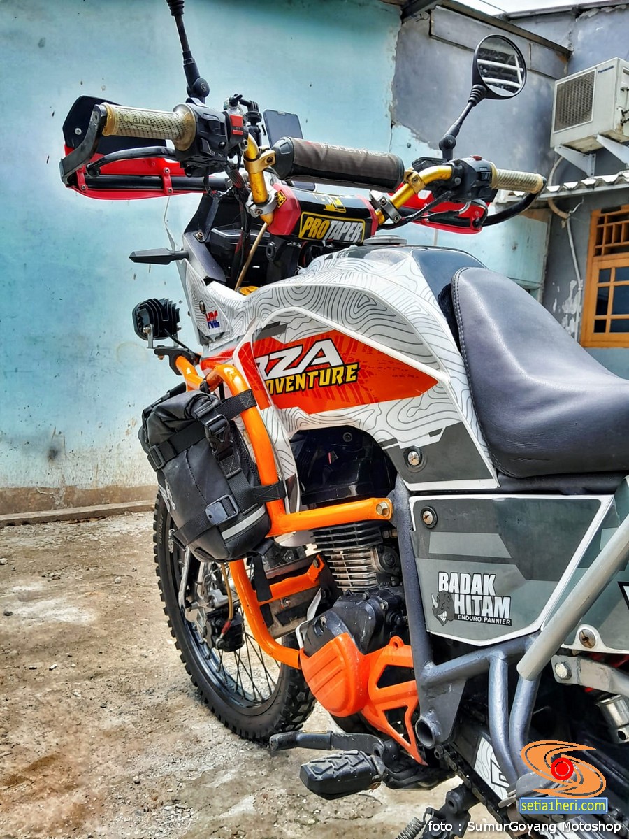 Modif Turing Honda Verza 150 dengan inspirasi Yamaha Tenere 700 ...