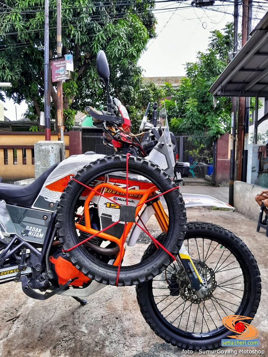 Modif Turing Honda Verza 150 dengan inspirasi Yamaha Tenere 700 ...