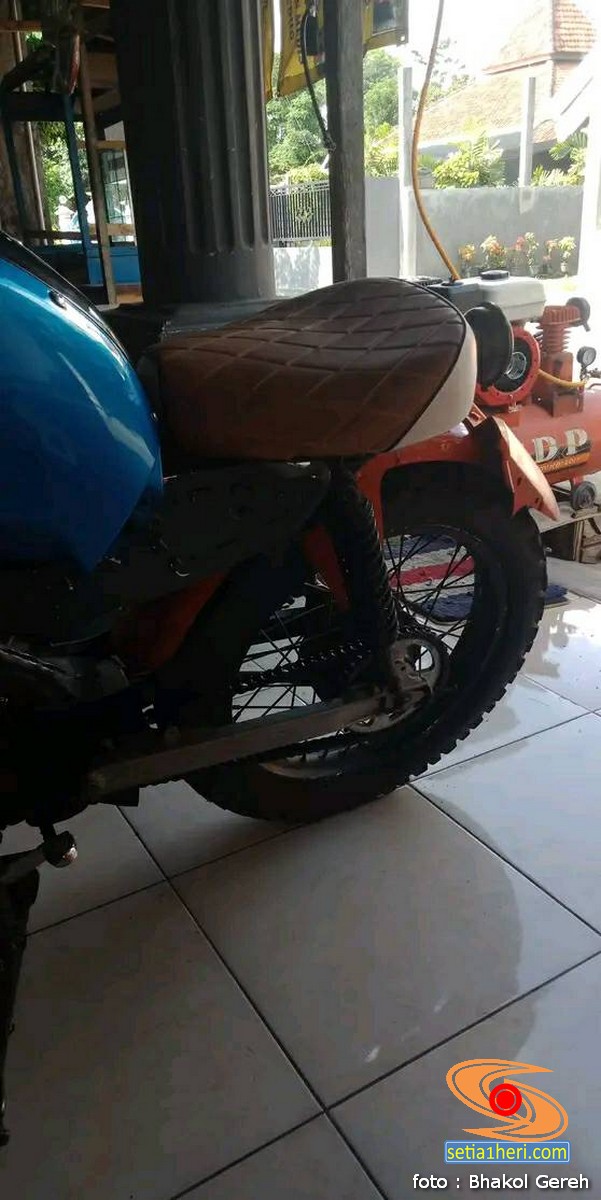 Gokil modif single seat Honda Win pakai tangki BBM Yamaha Byson ...