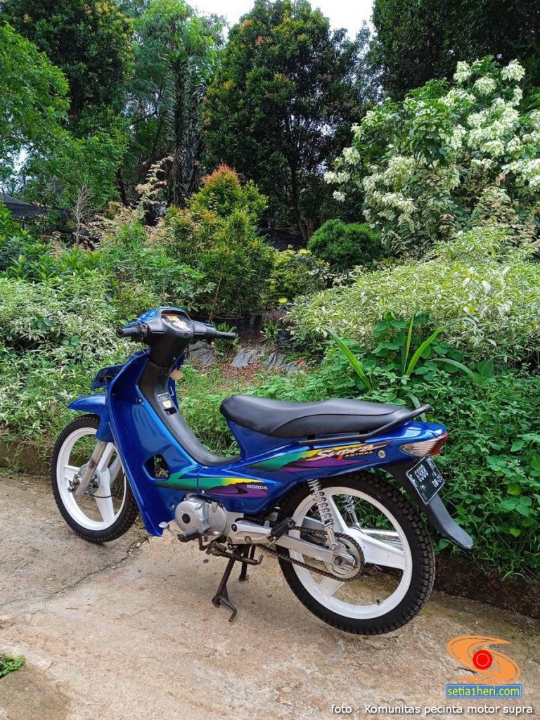 Penampakan Honda Supra X 110 pakai velg palang 3 gans... - setia1heri.com