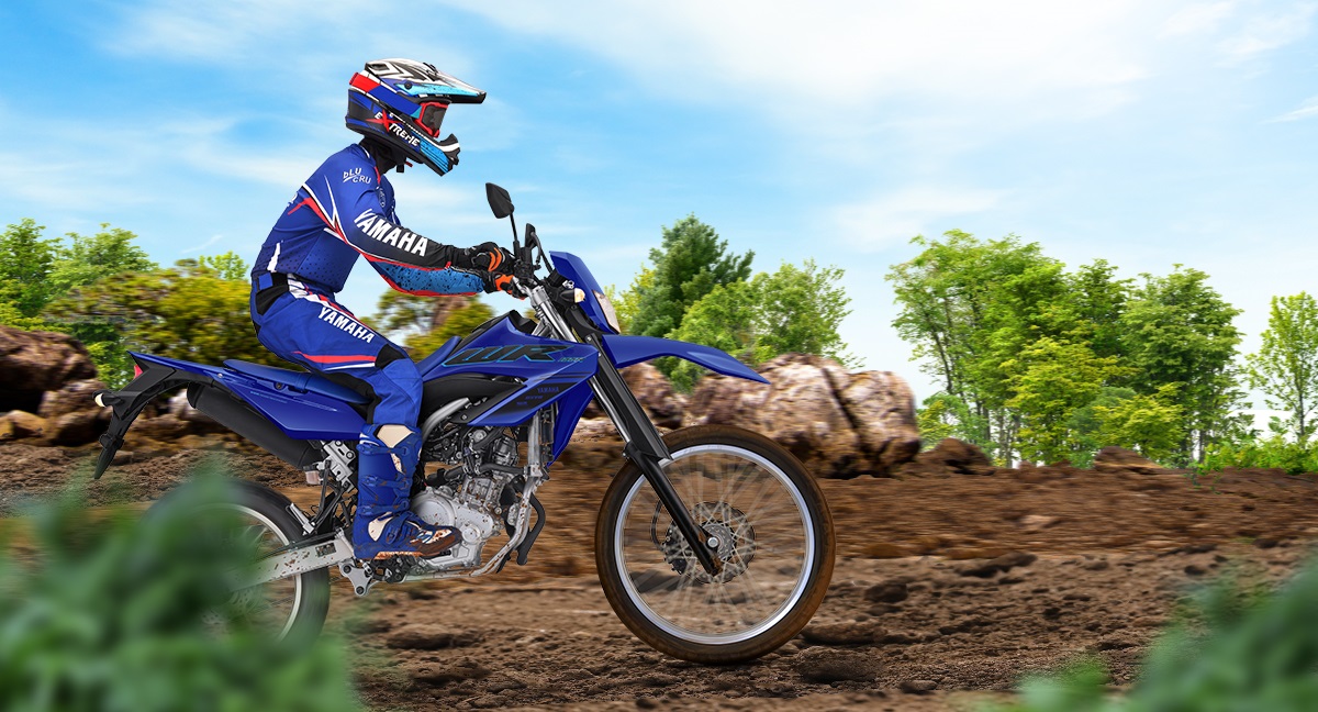 Warna dan grafis baru motor trail Yamaha WR 155R tahun 2024 ...