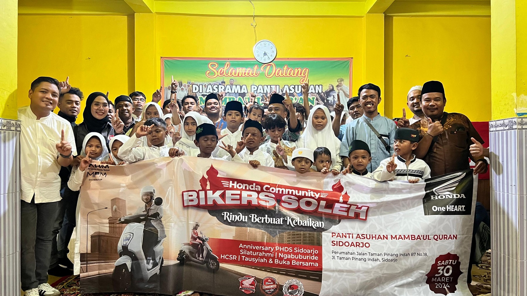 Paguyuban Biker Honda Delta Sidoarjo Gelar Honda Community Bikers ...