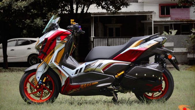 Yamaha Xmax Connected 2023 modif mewah aura sultan gans - setia1heri.com