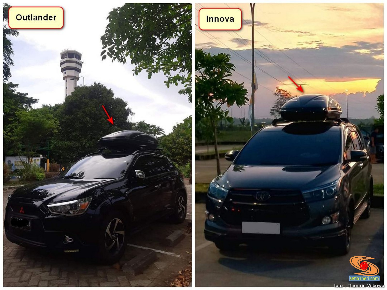 Pengalaman warganet plus minus pasang roofbox pada mobil outlander dan ...
