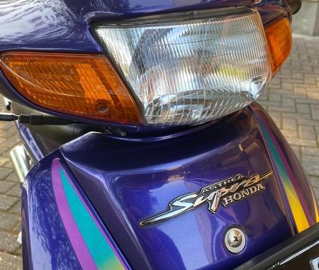 Penampakan Honda Supra x Tahun 1998 Warna Ungu Violet - setia1heri.com