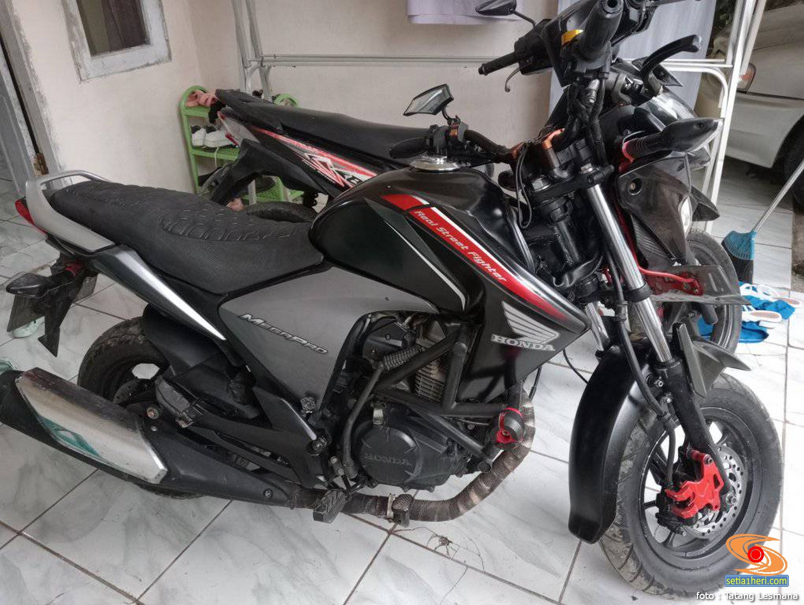 Penampakan Honda New Megapro versi mini ring 12 brosis - setia1heri.com
