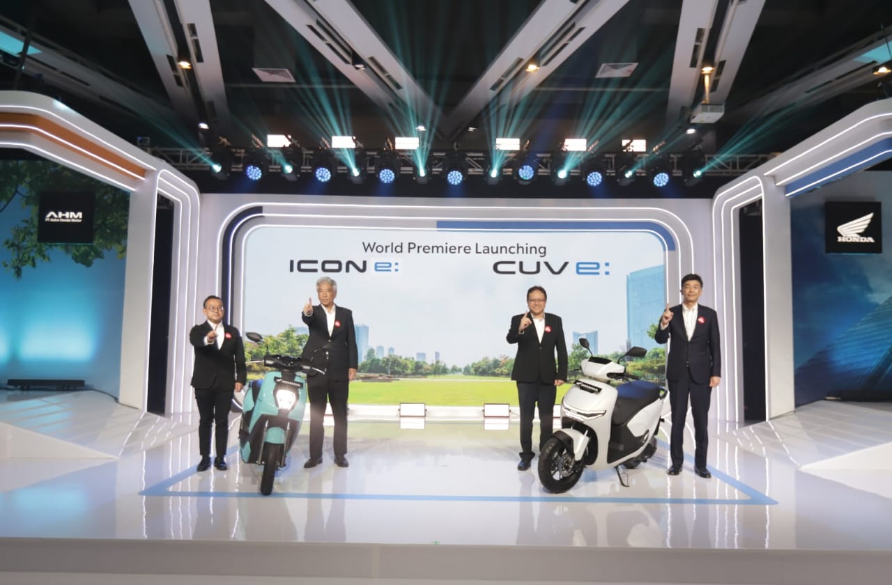 Menemani molis em1, AHM Luncurkan motor listrik Honda ICON e: dan CUV e ...