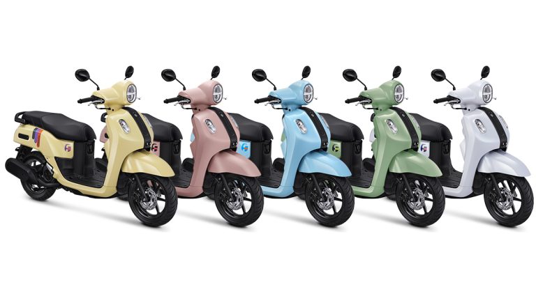 Varian dan Warna terbaru Yamaha Fazzio Hybrid Series tahun 2024 ...