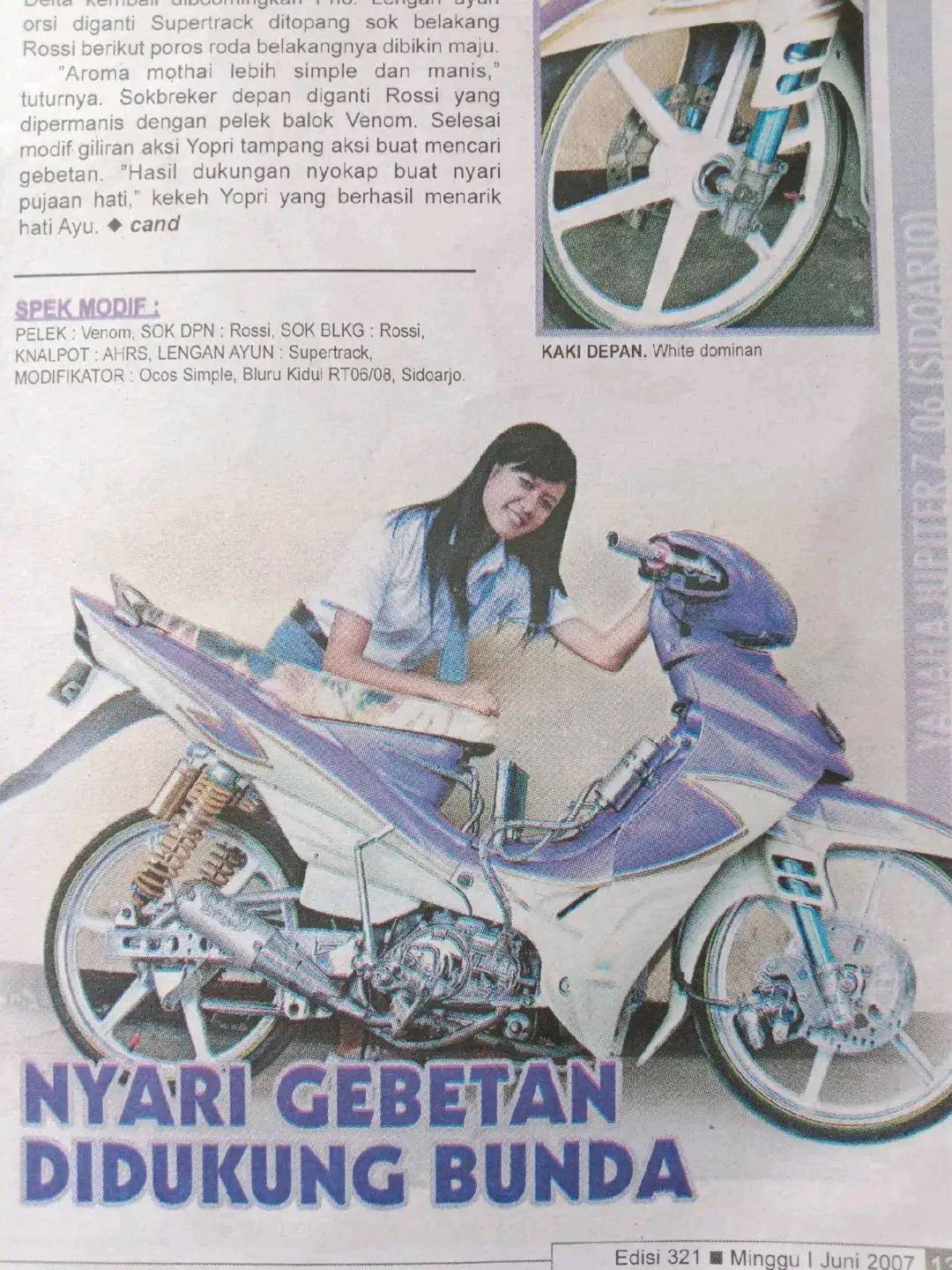 Nostalgia modifikasi motor era tahun 2000an, ada cepot gans ...