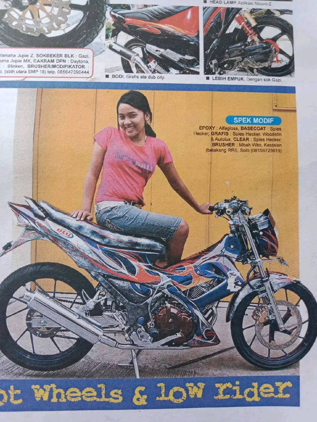 Nostalgia modifikasi motor era tahun 2000an, ada cepot gans ...