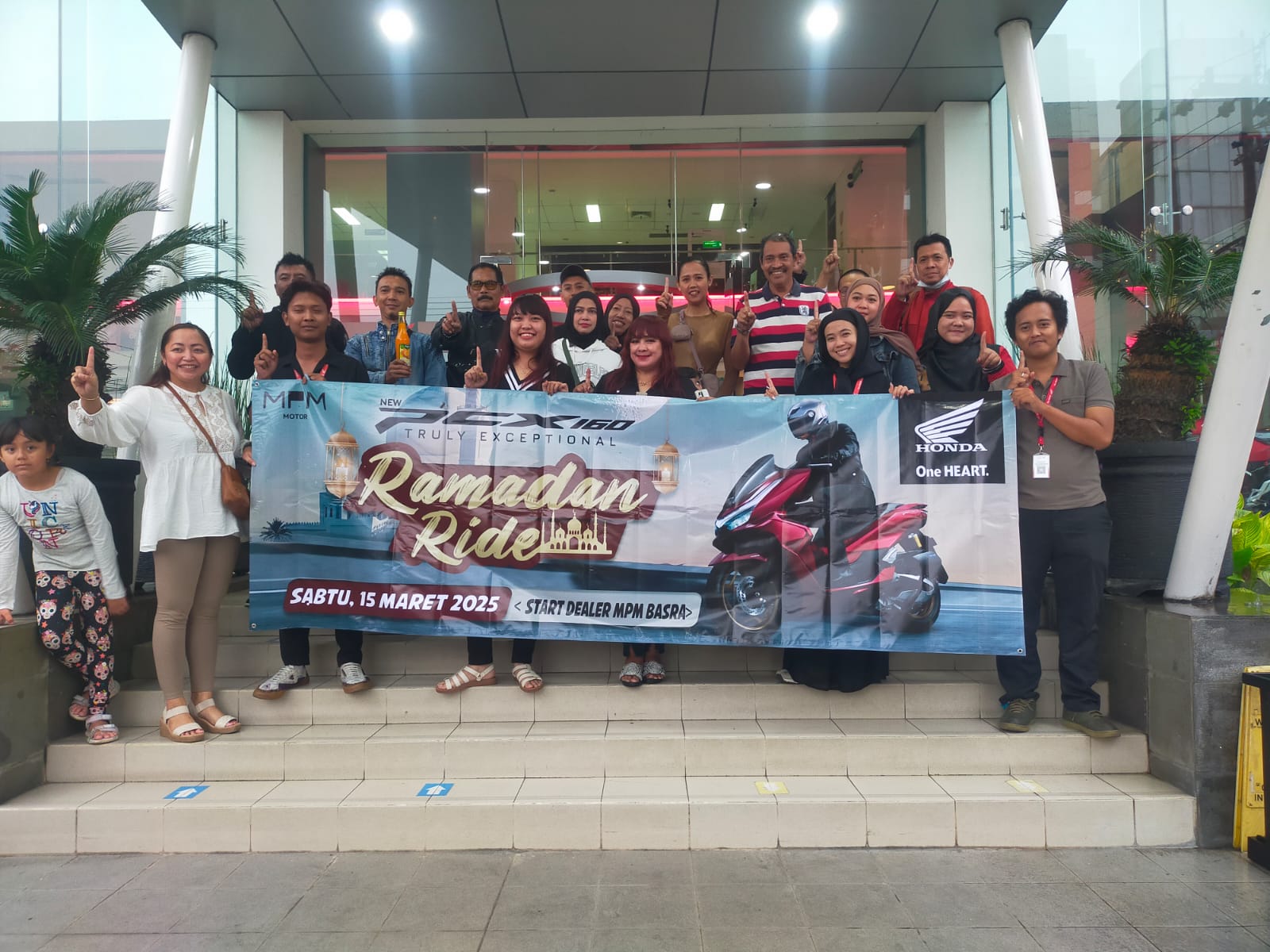 PCX Ramadanride 2025 di Malang - setia1heri.com