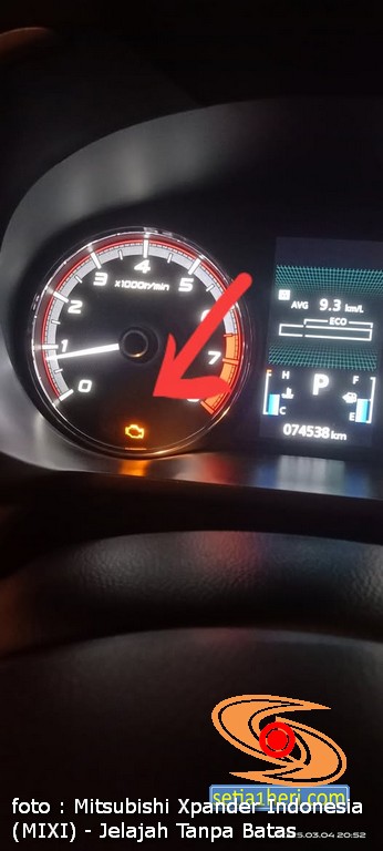 Solusi Tanda engine menyala di Mitsubishi Xpander - setia1heri.com