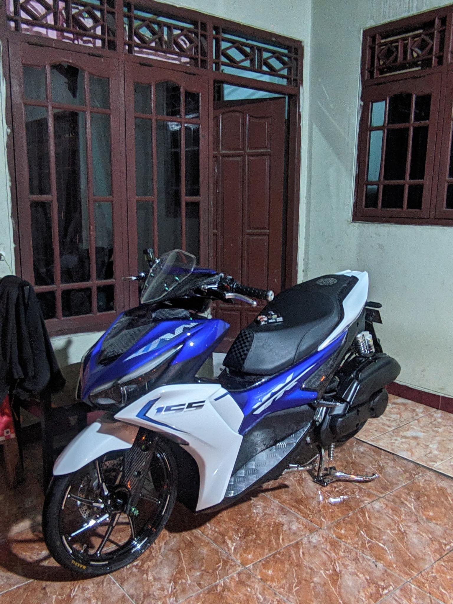 Modif ceper Yamaha Aerox 155 pakai ban cacing - setia1heri.com