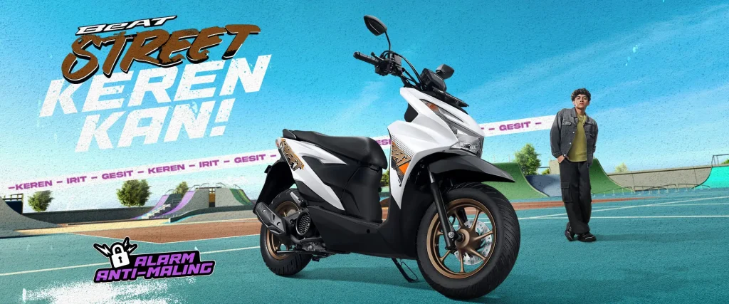 Honda BeAT dan Beat Street tahun 2025, kini ada remot dan anti maling ...