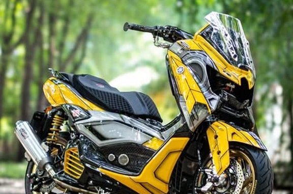 Modif Yamaha Nmax Neo tema transformer bumble bee - setia1heri.com