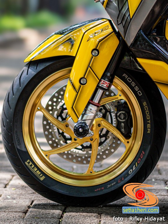 Modif Yamaha Nmax Neo tema transformer bumble bee - setia1heri.com