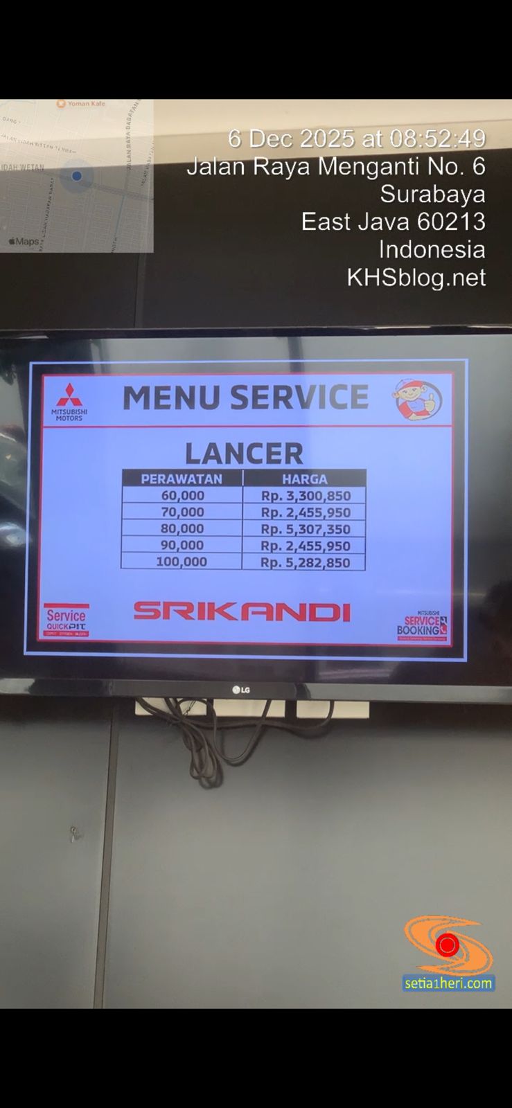 Biaya Servis Mobil Mitsubishi Lancer, Delica, dan Xpander di Bengkel ...