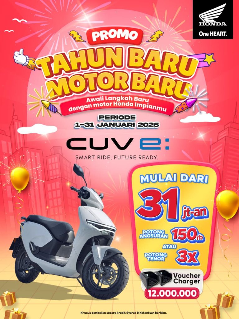 Promo Tahun Baru Motor Baru Honda e: Januari 2026, Waktunya Pindah ke ...