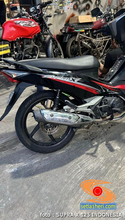 Shock belakang Honda Supra X 125 Pakai Shock Honda Tiger Revo, Hasilnya ...